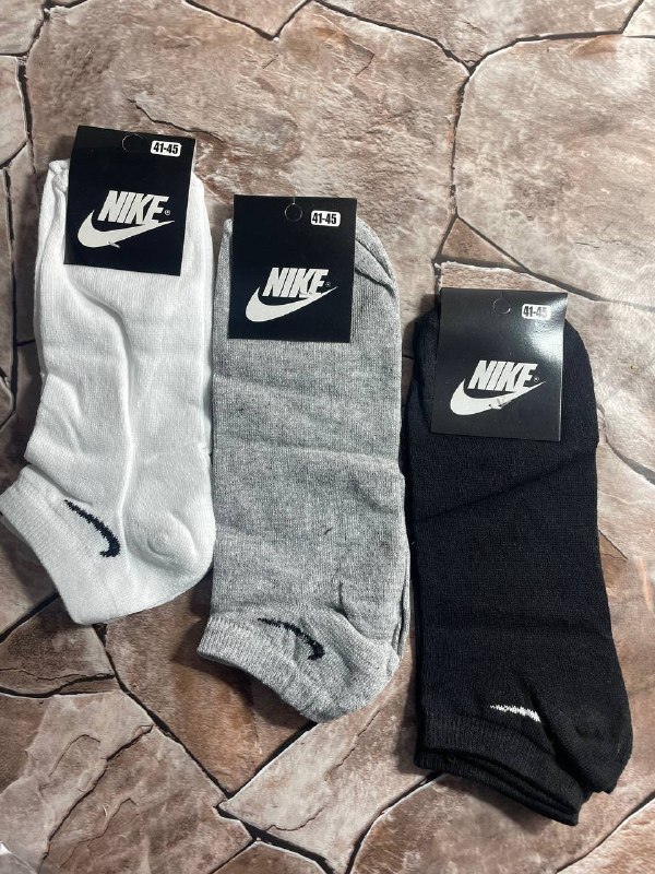 Мужские носки короткие "Nike" (Арт. N7900) хлопок 12 пар в 1 уп. ⋆ ...